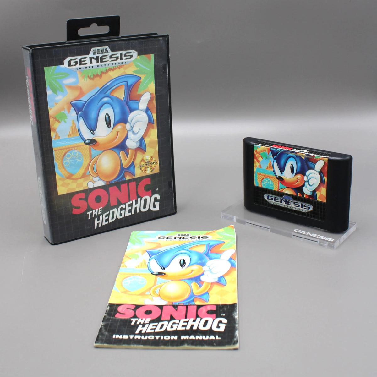 The First Sonic The Hedgehog Video Game for the Sega Genesis - Back to ...