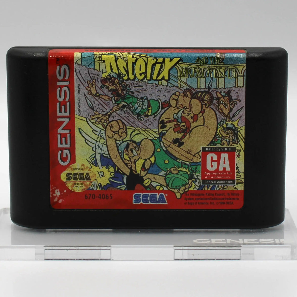 Asterix and the Great Rescue (Sega Genesis, 1994) CIB + Manual! – Video ...