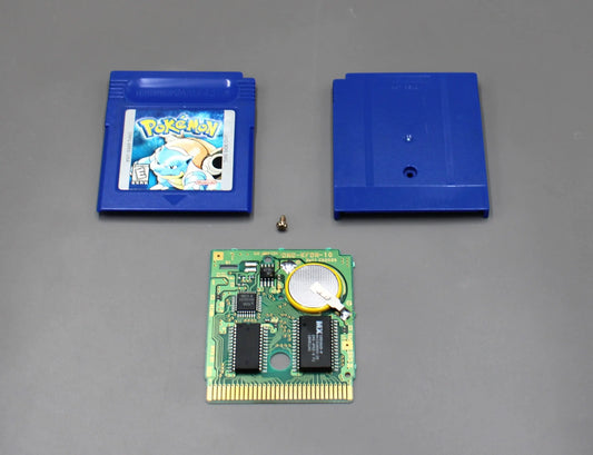 Pokémon Blue Version (Nintendo Game Boy, 1998) Authentic! [New Save ...