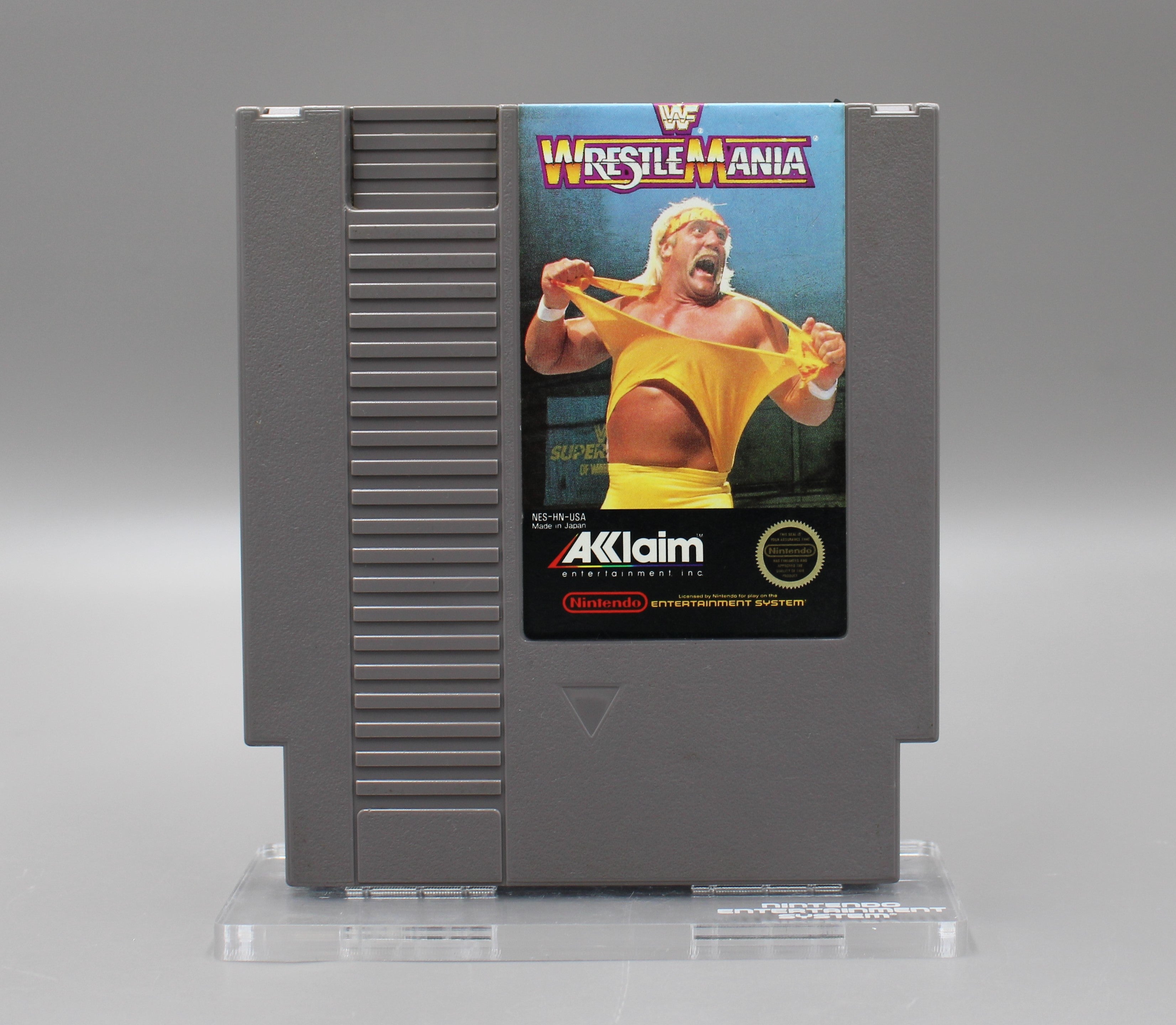 WWF Wrestlemania (Nintendo NES, 1988) Game Cartridge, Cleaned & Tested ...