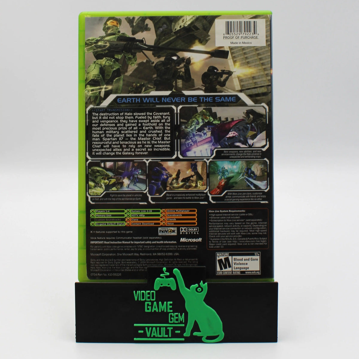 Halo 2 (Microsoft Xbox Original, 2004) CIB + Inserts [Black Label ...