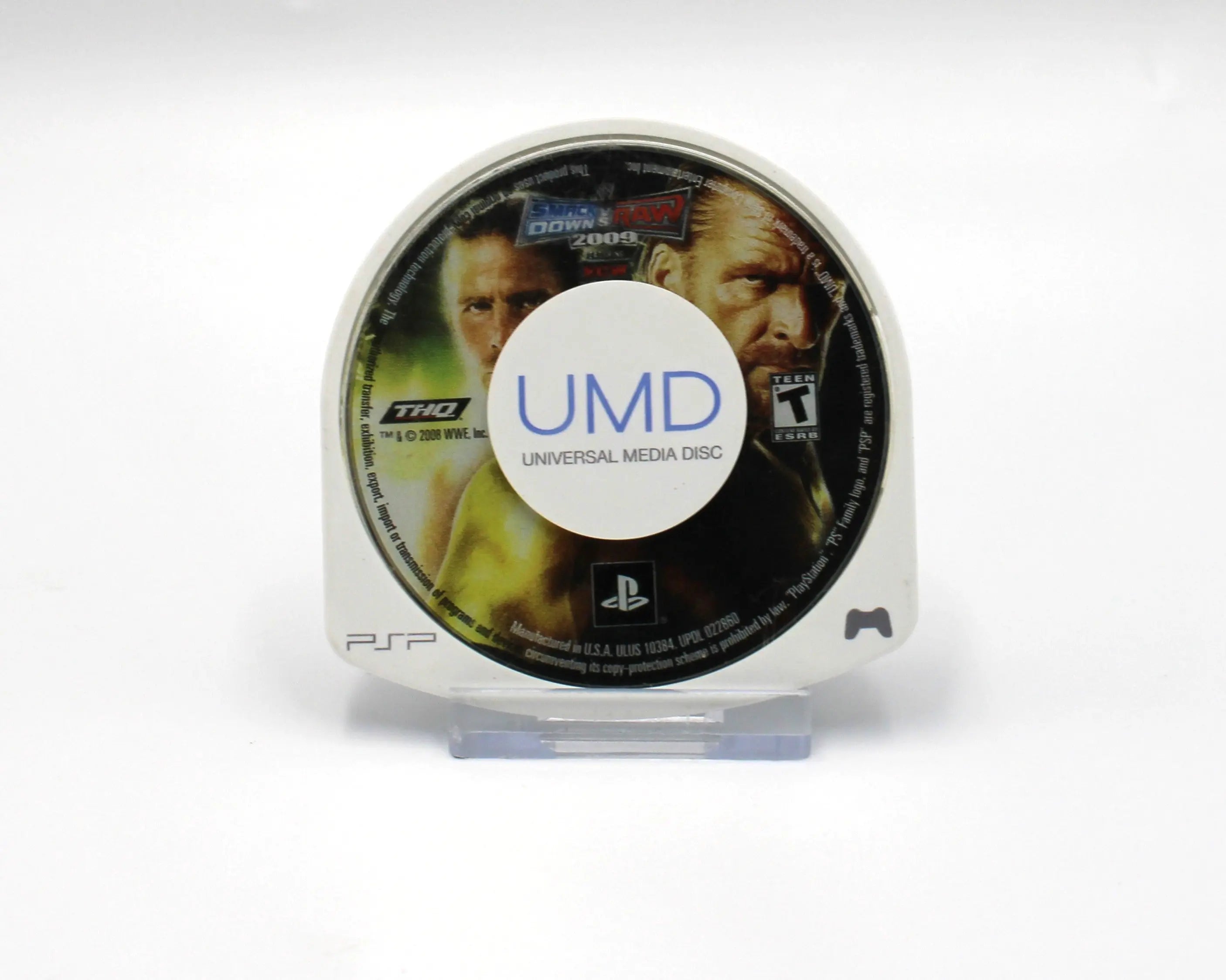 WWE Smackdown vs. Raw 2009 (Sony PSP, 2008) Game Disc UMD Only, Tested ...