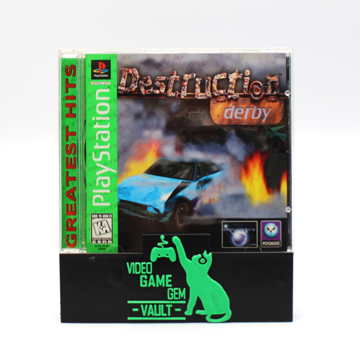 Destruction Derby (Sony PlayStation 1, PS1, 1995) CIB [Greatest Hits ...