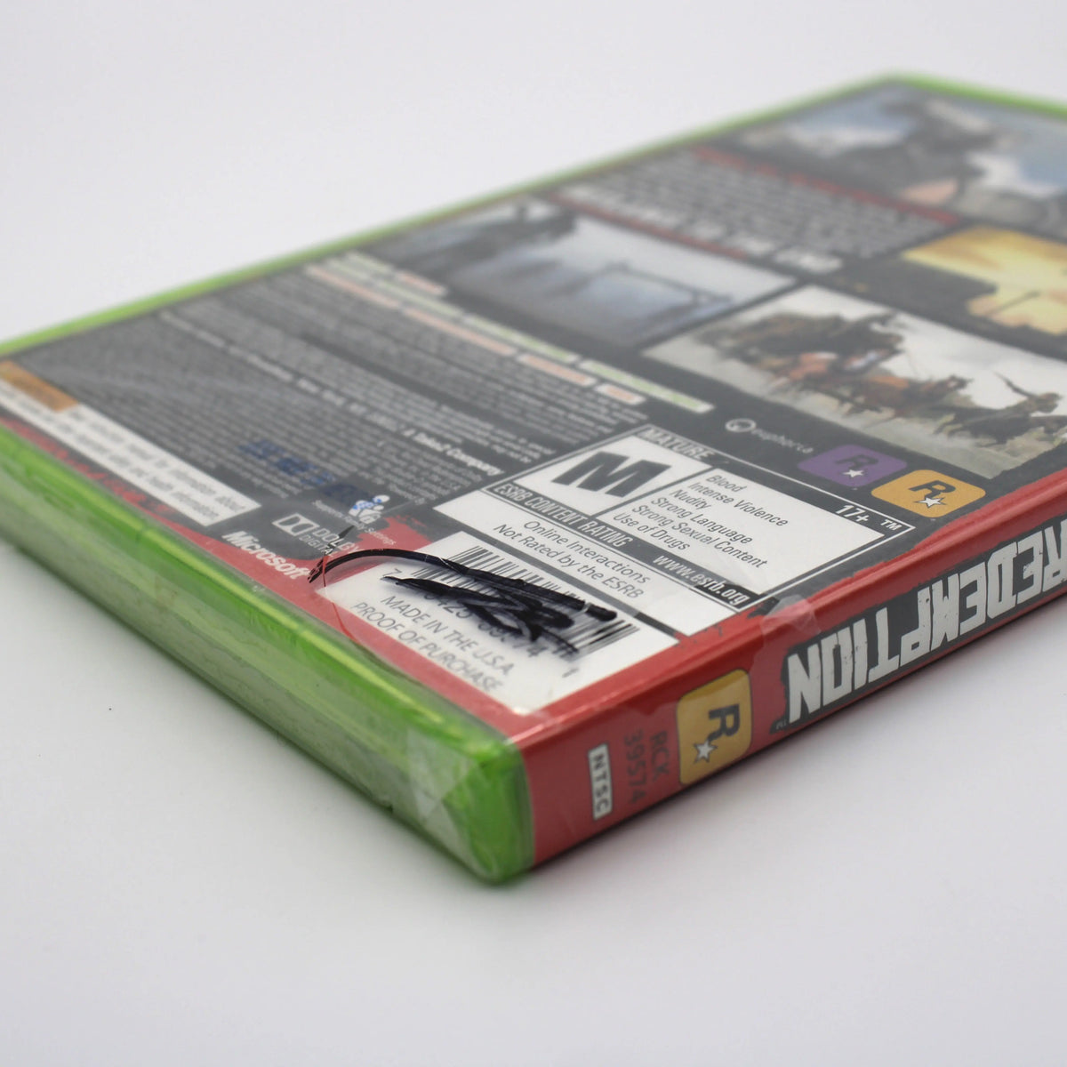 Red Dead Redemption (Microsoft Xbox 360, 2010) New W/Large Tears ...